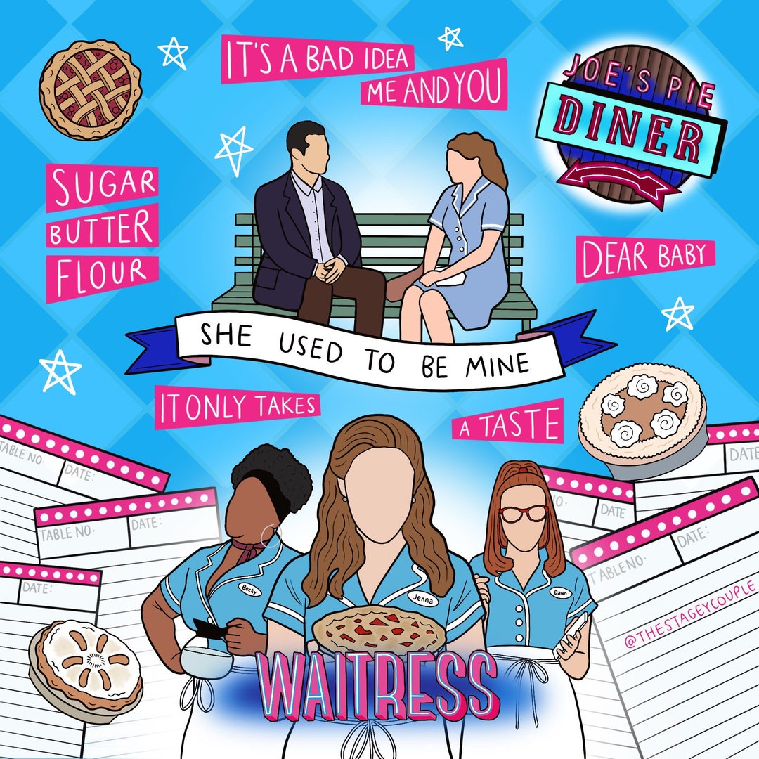 Musical Print Series - Waitress - Etsy