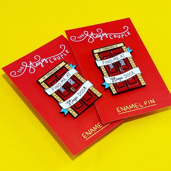 Theatre Enamel Pin - Etsy