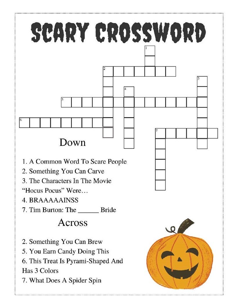 Spooky Halloween Bundle Printable | Spooky Word Search | Halloween ...