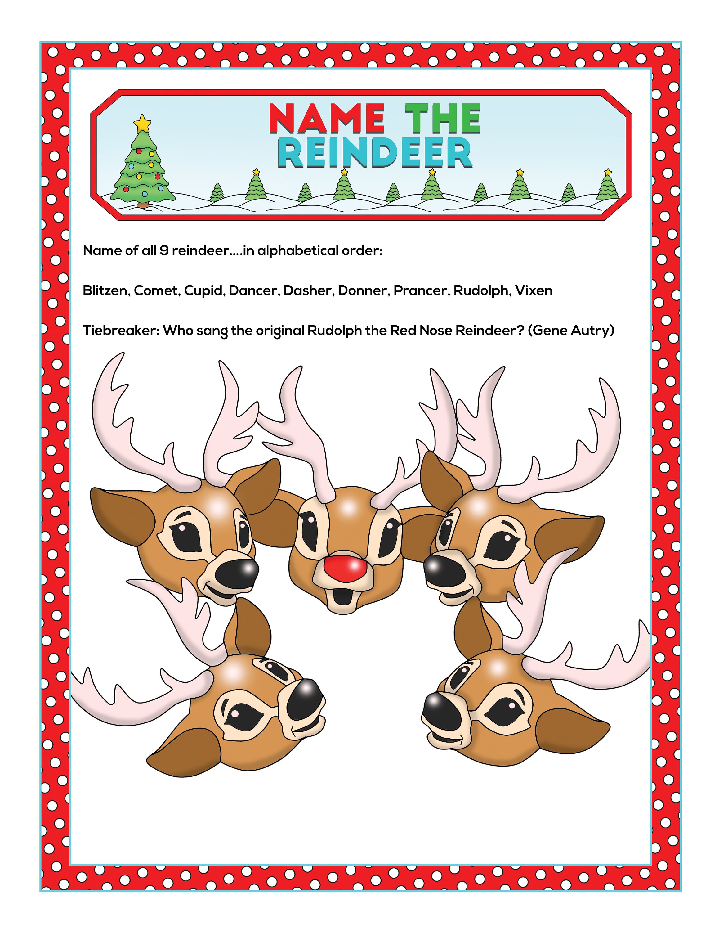 9 Games in One Party Bundle Pack, Family Christmas Games, Christmas ...