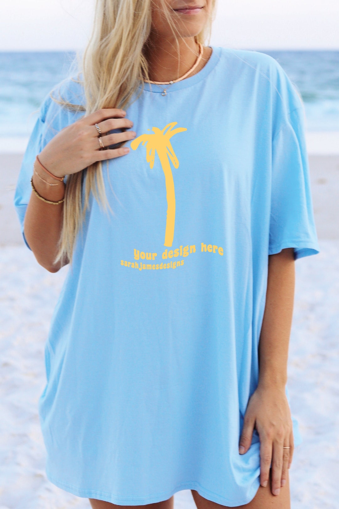 Gildan 5000 Light Blue Oversized Mockup Gildan T-shirt Blue - Etsy ...