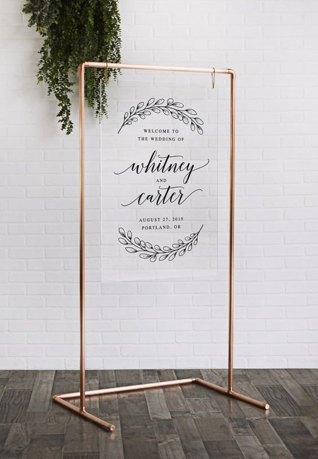 Outdoor Store Business Sign Billboard Store Banner Brass Cafe Sign ...