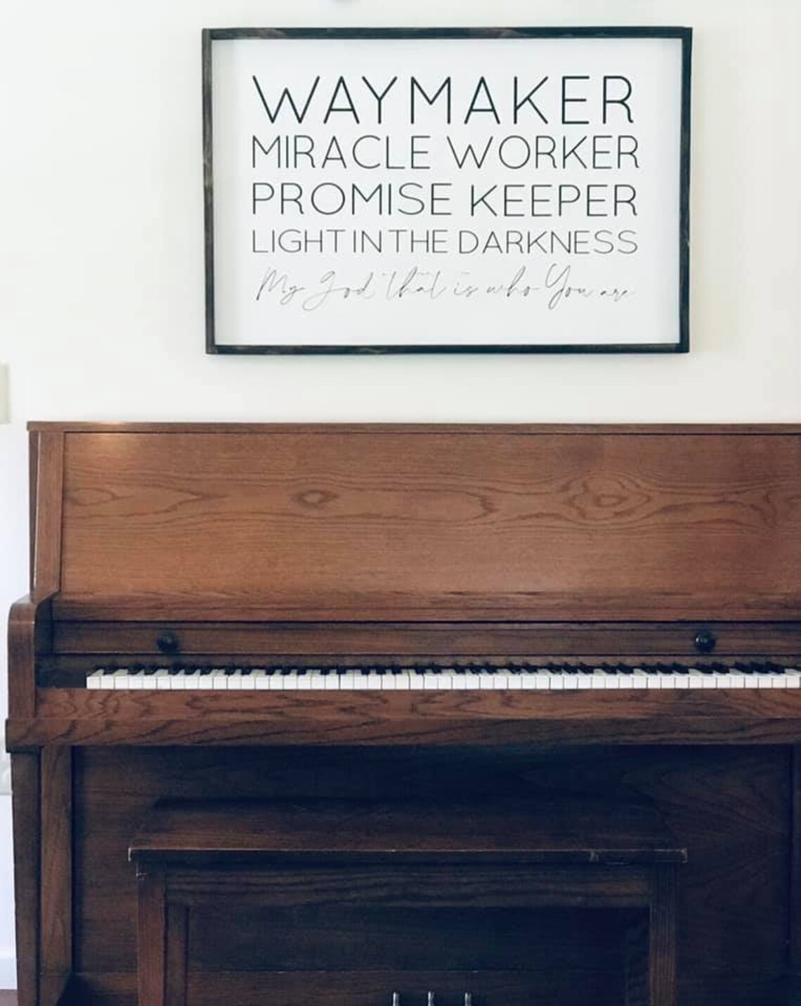 Waymaker Sign/ Worship Song/ Miracle Worker/ Promise Keeper/ | Etsy