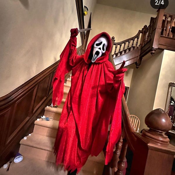 Red Ghostface Mask - Etsy