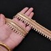By Yard Indian Metallic Copper Gold Color Trim, Copper Fabric Trim ...