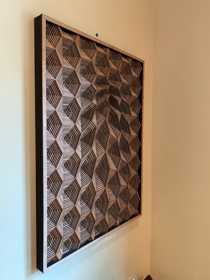 Hexa - Unique Mandala, Sacred Geometry, Wall Art, Home Décor ...