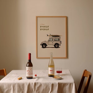 Beige SUV Print, Classic Car Poster, Watercolor Art, Kids Room Decor ...