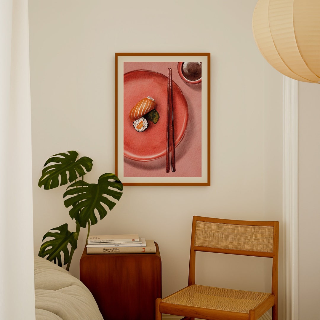 Japanese Print, Japan Wall Art, Foodie Gift, Asian Cuisine Wall Art ...