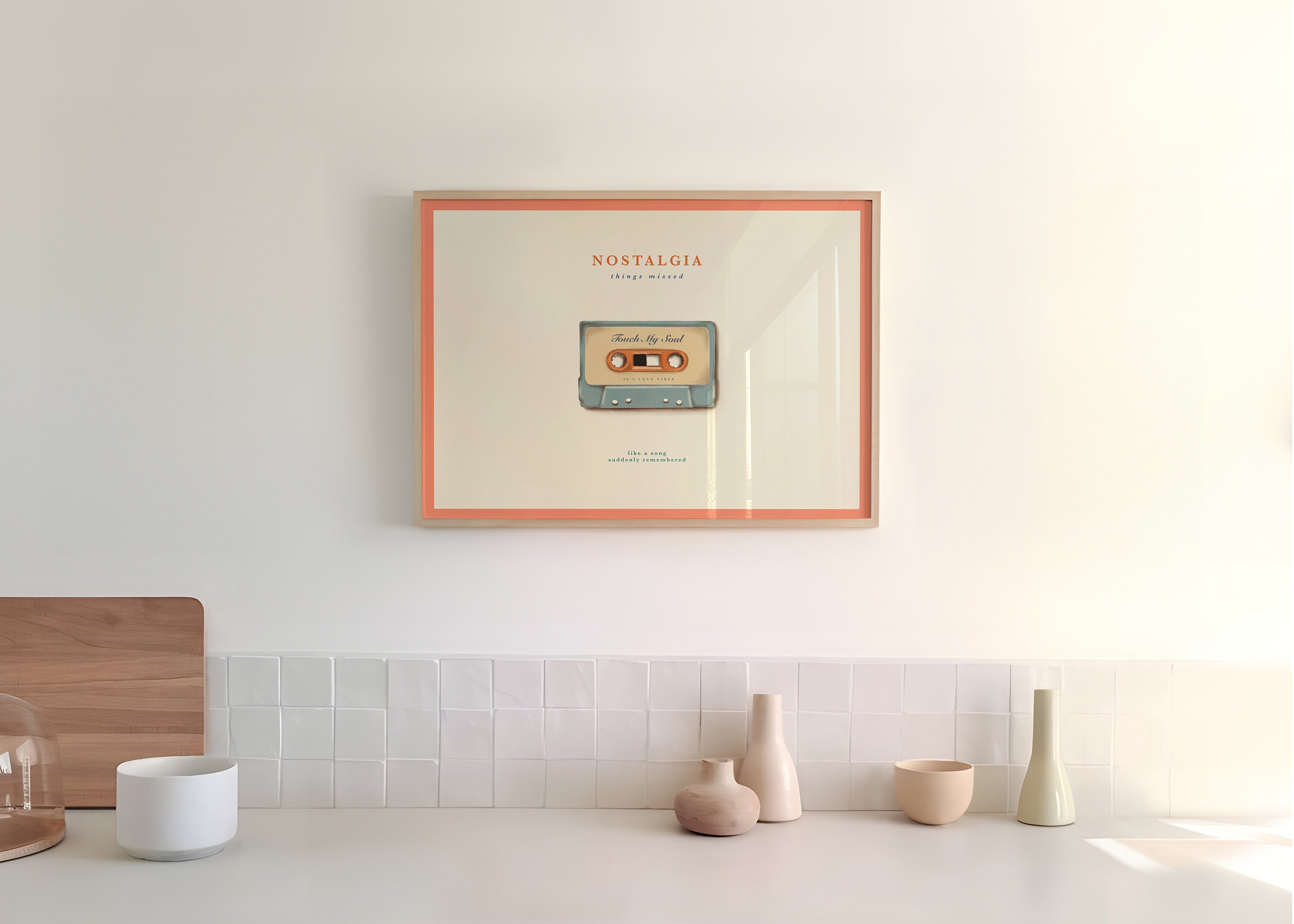 Cassette Tape Print, Retro 90s Poster, Retro Music Printable Wall Art ...