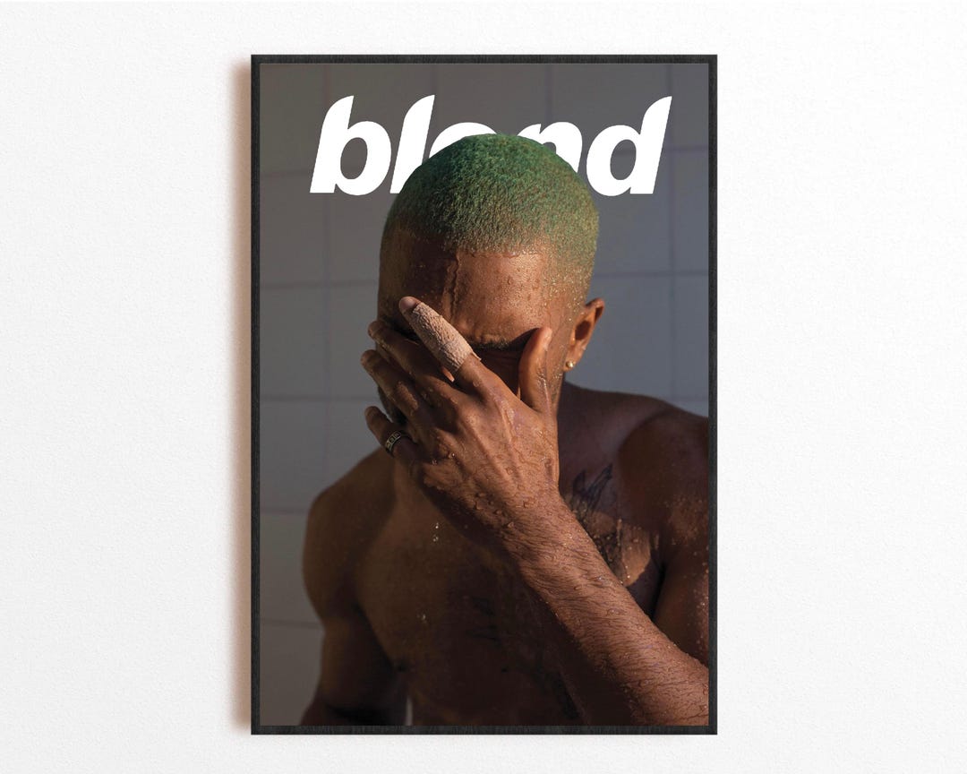 Frank Ocean Blond Poster Print | Frank Ocean Wall Art | Frank Ocean ...