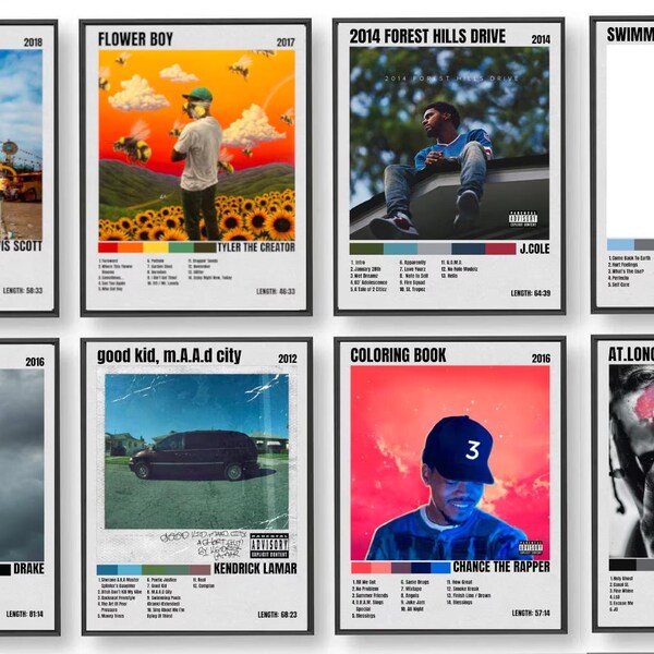 Album Cover Posters - Etsy