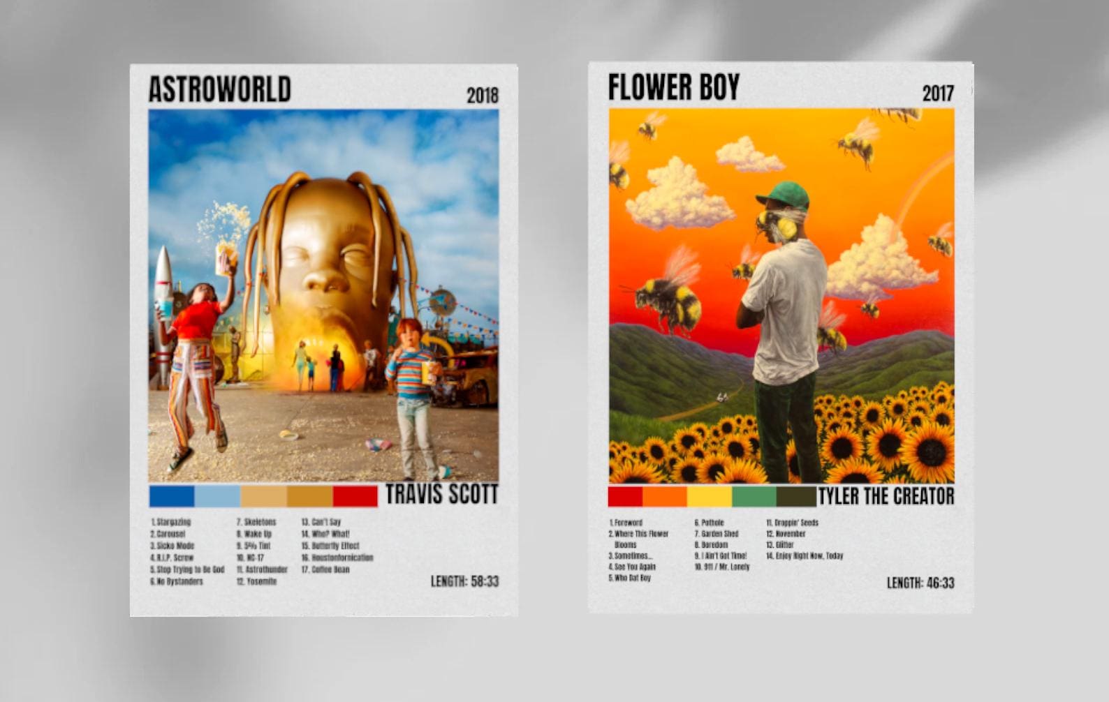 8 Rap Album Cover Posters - Digital Album Art Poster Download - Home Decor - Wall Art ...