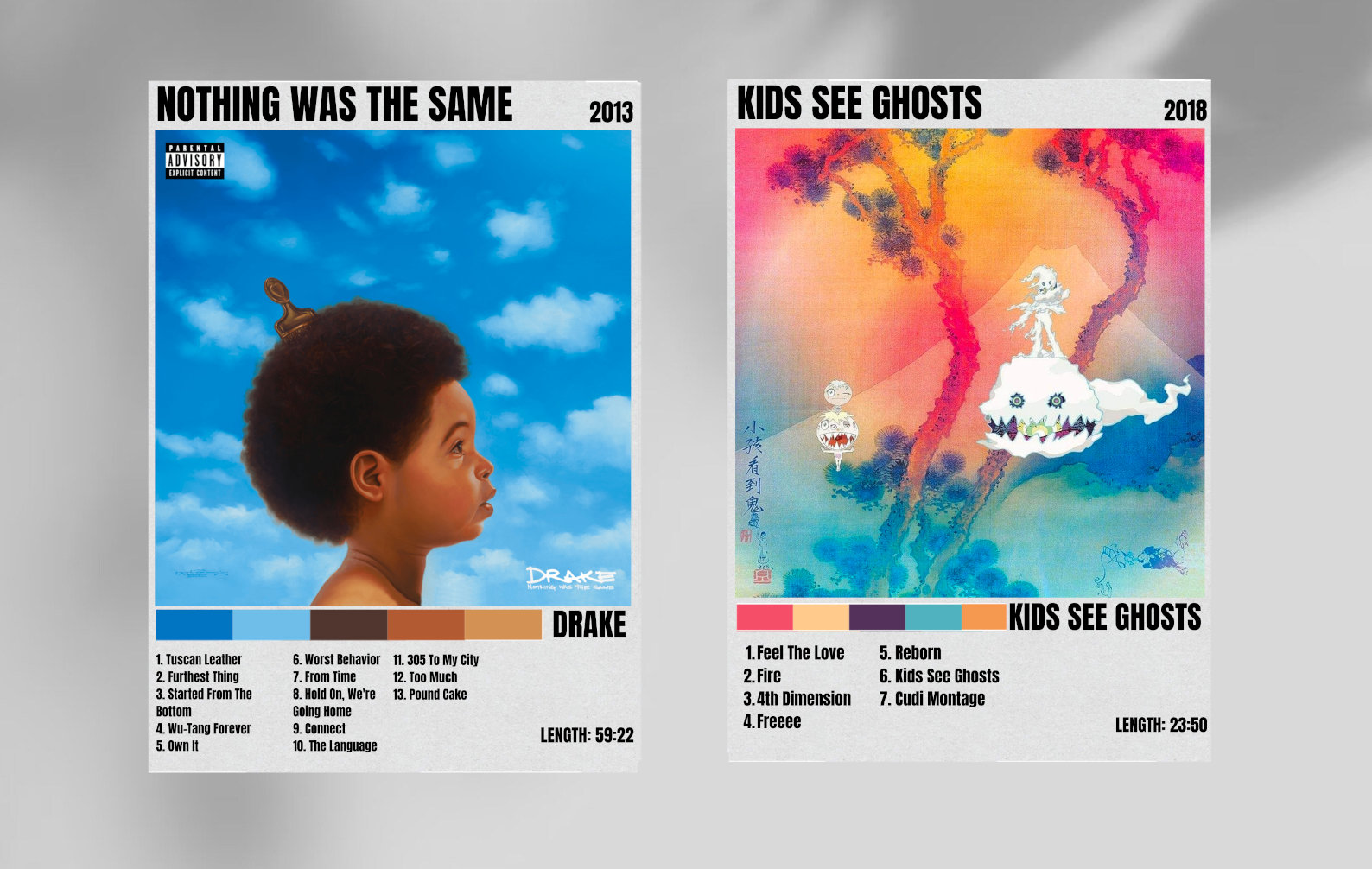 8 Rap Album Cover Posters Digital Album Art Poster Download - Etsy ...