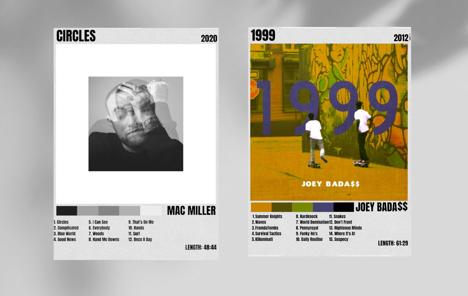 8 Rap Album Cover Posters Digital Album Art Poster Download - Etsy ...