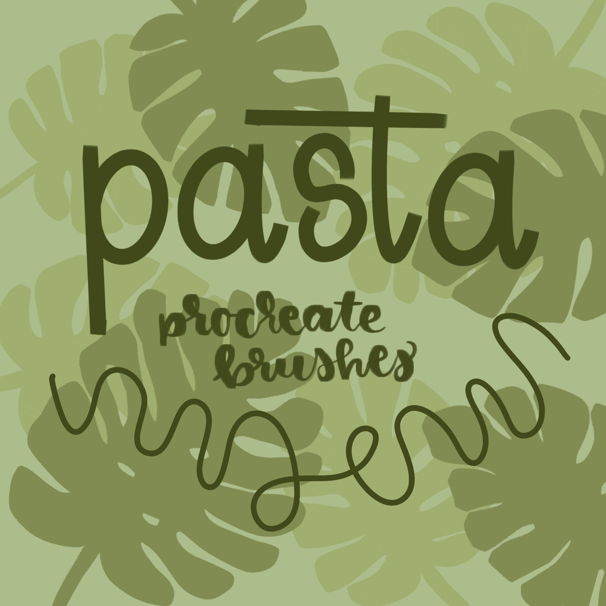 Pasta Squared Procreate Brushes and Stamps - Etsy