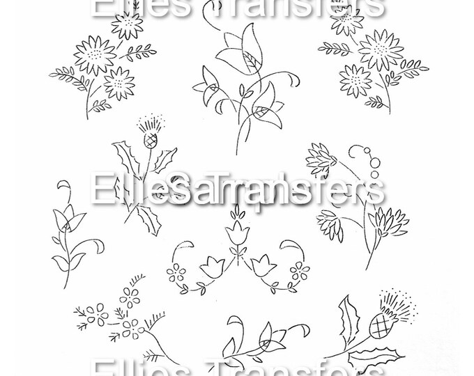 Embroiderytransfers | Etsy