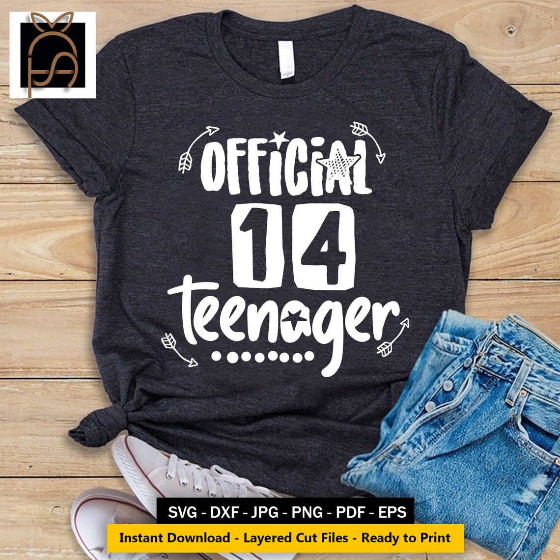 Fourteen SVG Silhouette Cricut svg file 14th Birthday svg | Etsy