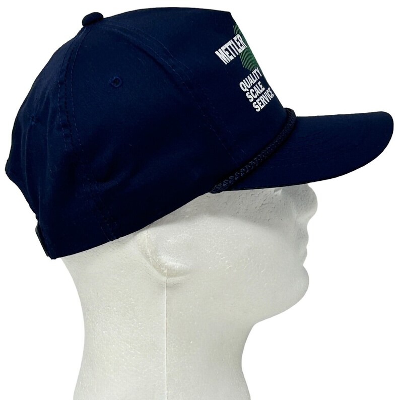 Vintage 90s Mettler Toledo Scales Hat Cap Logo Rope Roping Corded ...