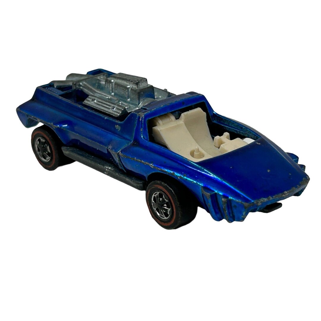 Hot Wheels Hairy Hauler Redline Diecast Car Blue Made in USA - Etsy
