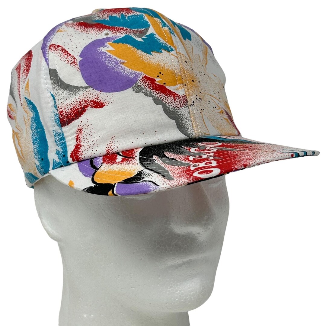 Vintage Trinidad and Tobago Hat Baseball Cap Caribbean Floral 80s ...