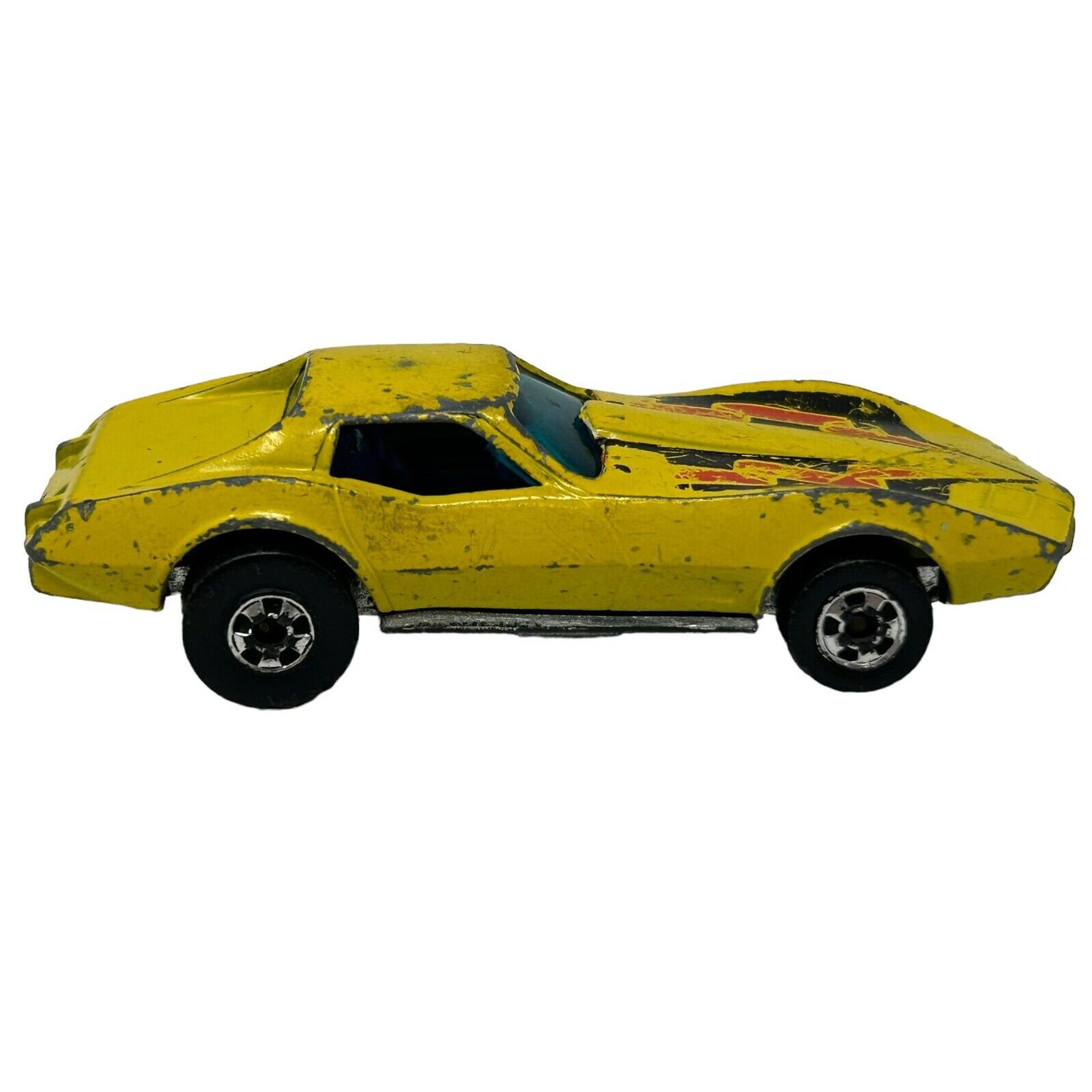 Hot Wheels Corvette Stingray Diecast Toy Car Vintage Yellow - Etsy