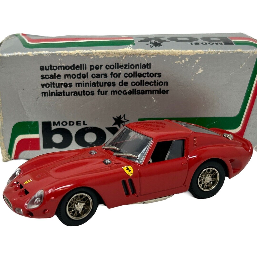 1962 Ferrari 250 GTO Box Model Diecast Car Red Vintage Made in - Etsy