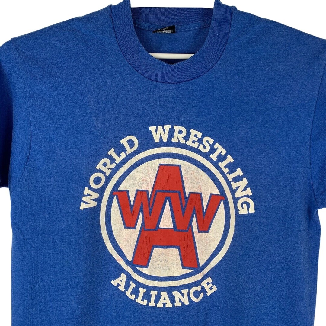 WWA World Wrestling Alliance Vintage 80s T Shirt NWA Wwe Wwf National ...