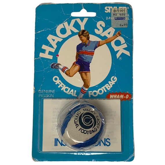 Vintage 80s Wham-o Hacky Sack Official Footbag 1986 Pigskin - Etsy