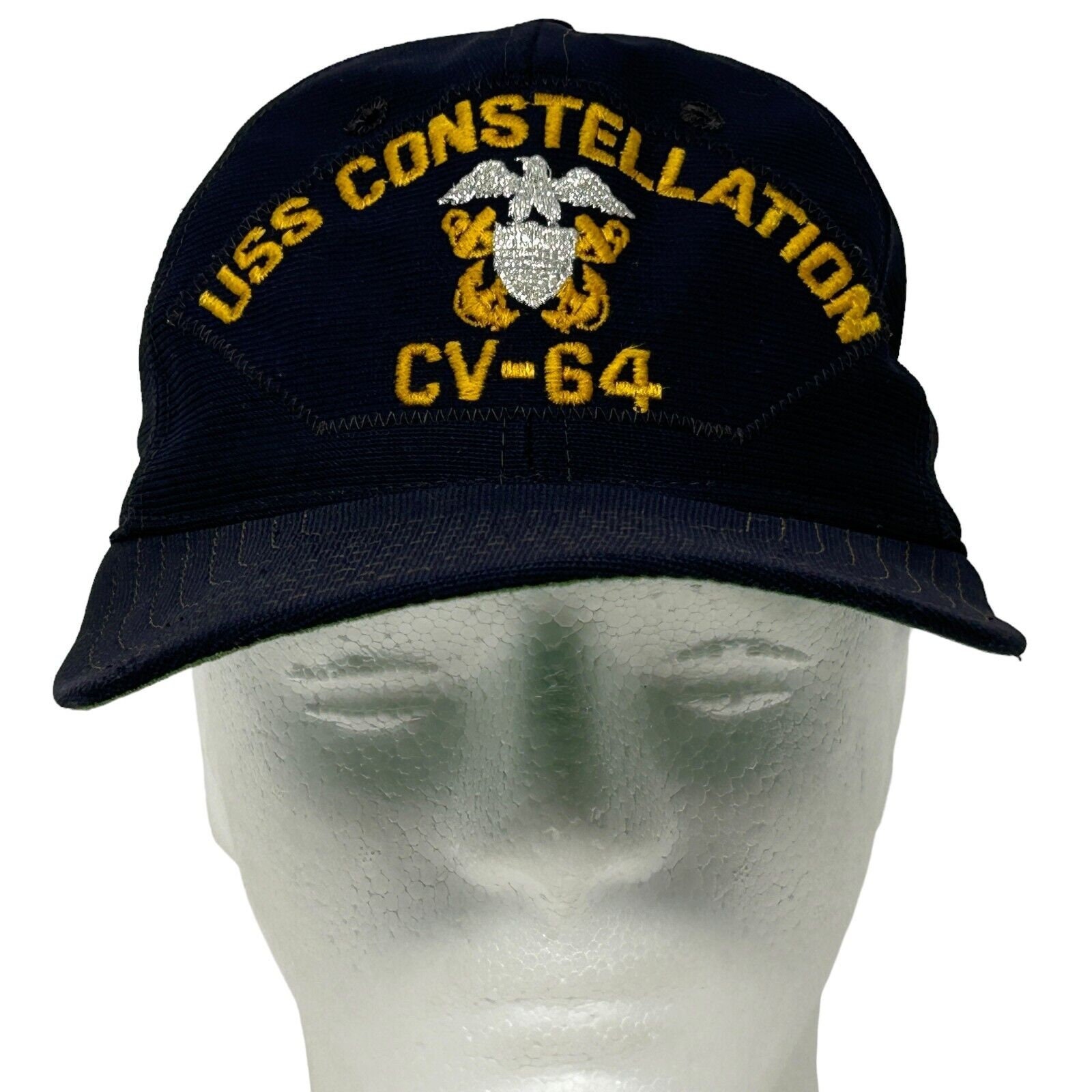 USS Constellation CV-64 Vintage 70s Hat Navy New Era USA Snapback ...