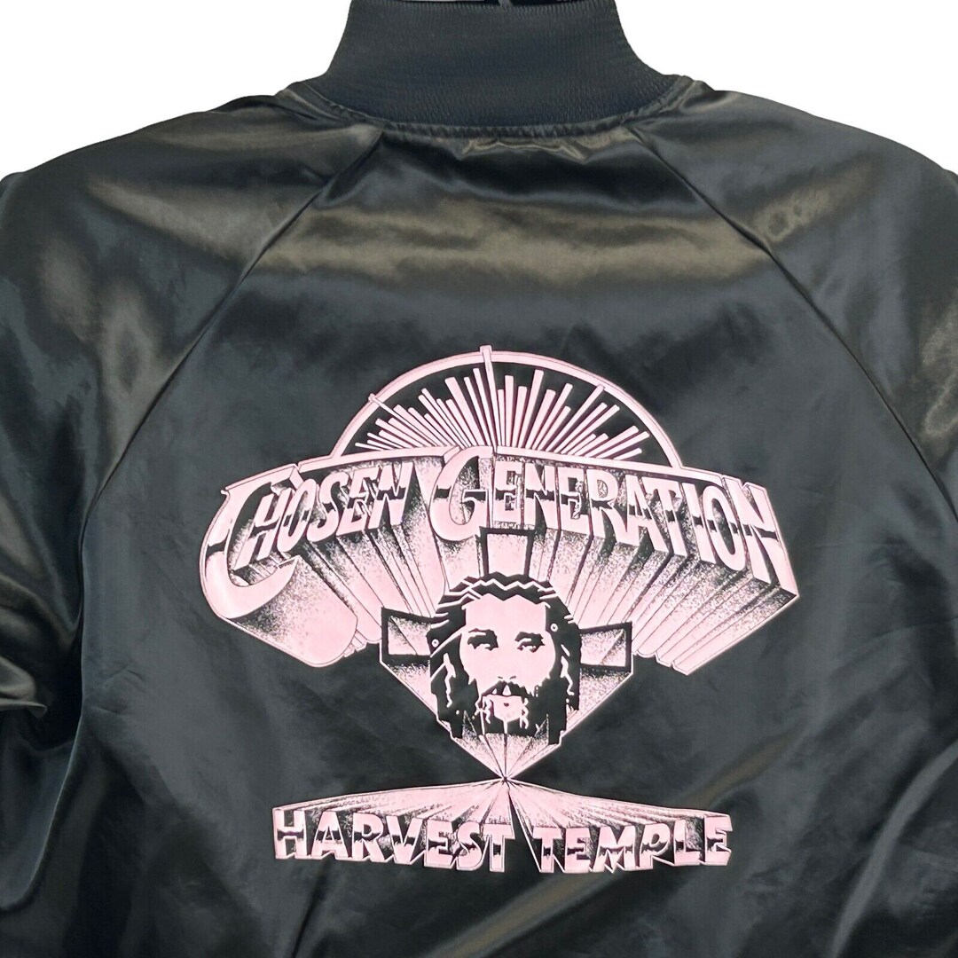 Jesus Christ Christian Vintage 80s 90s Satin Jacket Chosen Generation ...