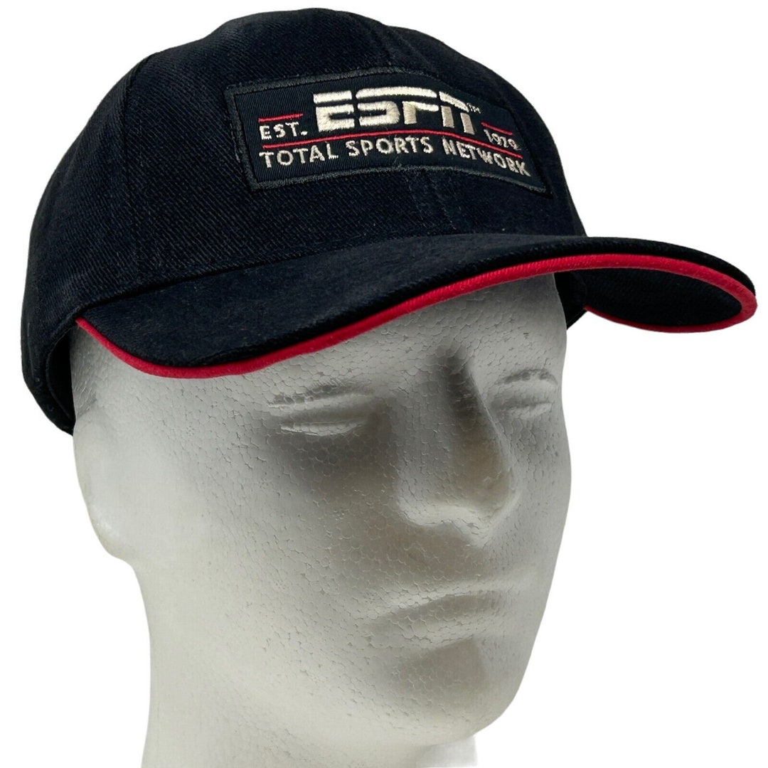 ESPN Total Sports Network Hat Vintage 90s Made in USA Strapback ...