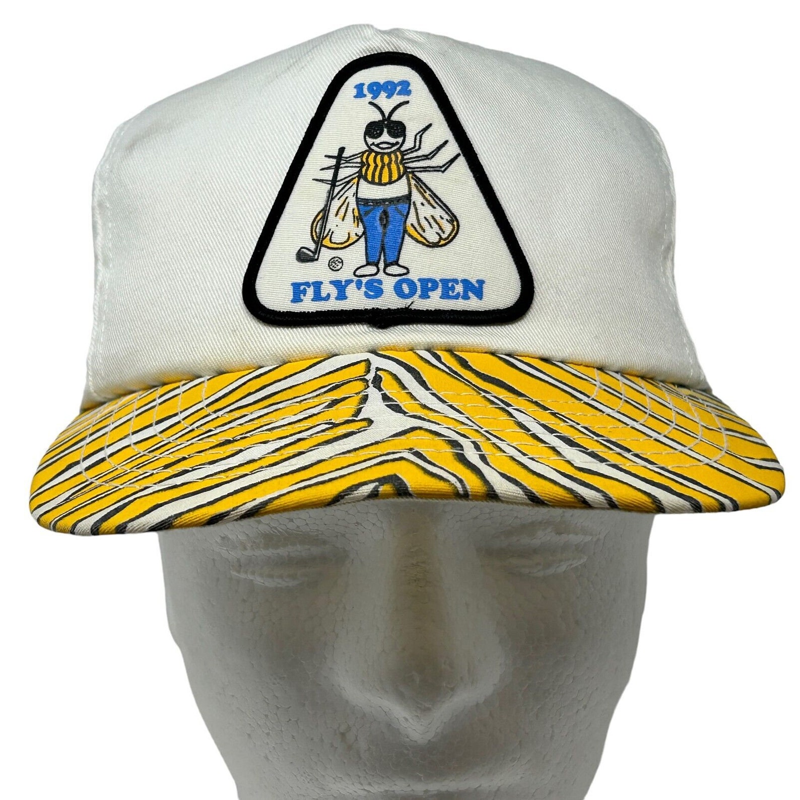 Vintage Flys Open Golf Tournament Baseball Cap Hat Golfing Golfer ...