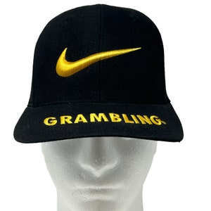 Nike Grambling State University Tigers Hat Vintage 90s Black GSU ...
