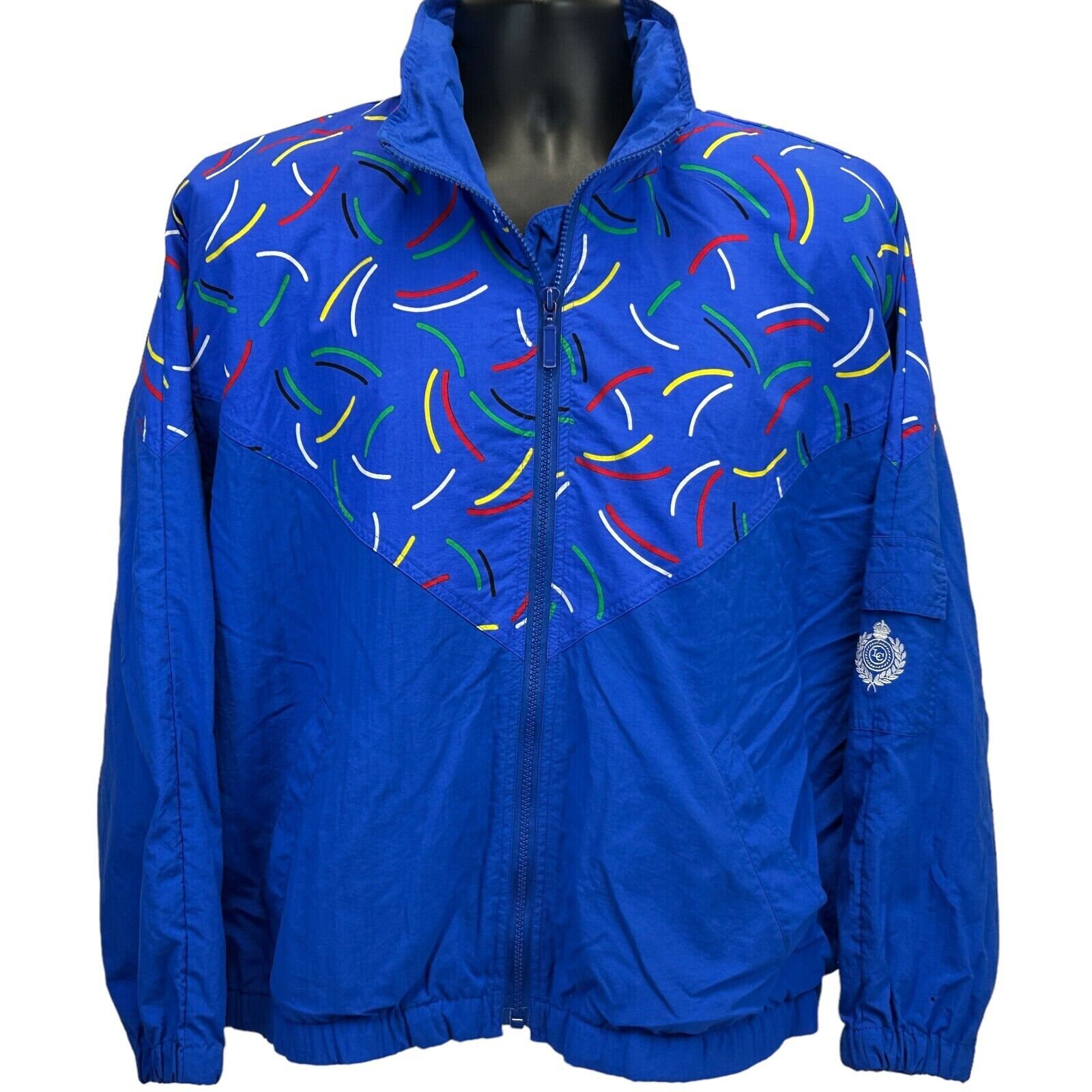 Vintage Liz Sport Windbreaker Jacket Womens Large Hidden Vintage Liz Sport Windbreaker Jacket Womens Large Hidden