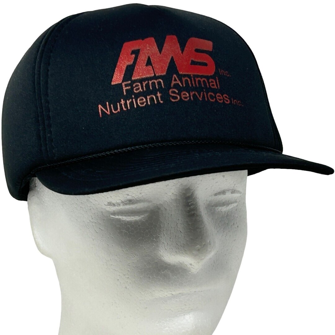 Vintage Farm Animal Nutrient Services Hat Baseball Cap Farmer Farming ...