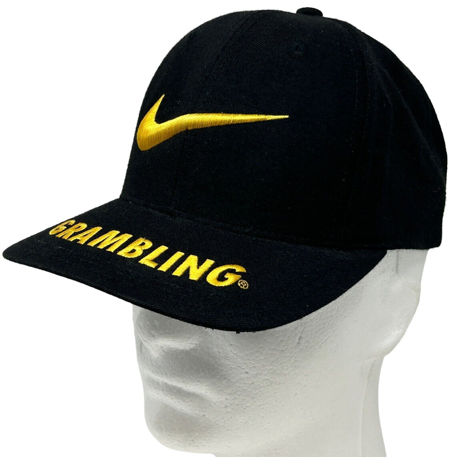 Nike Grambling State University Tigers Hat Vintage 90s Black GSU ...