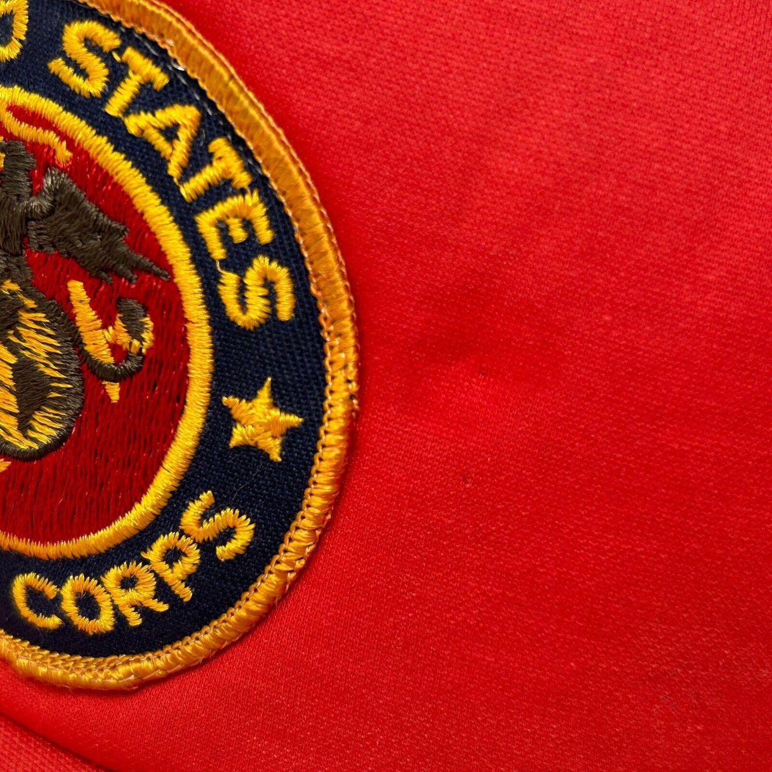 Vintage US Marine Corps Trucker Hat Baseball Cap Red USMC Military ...