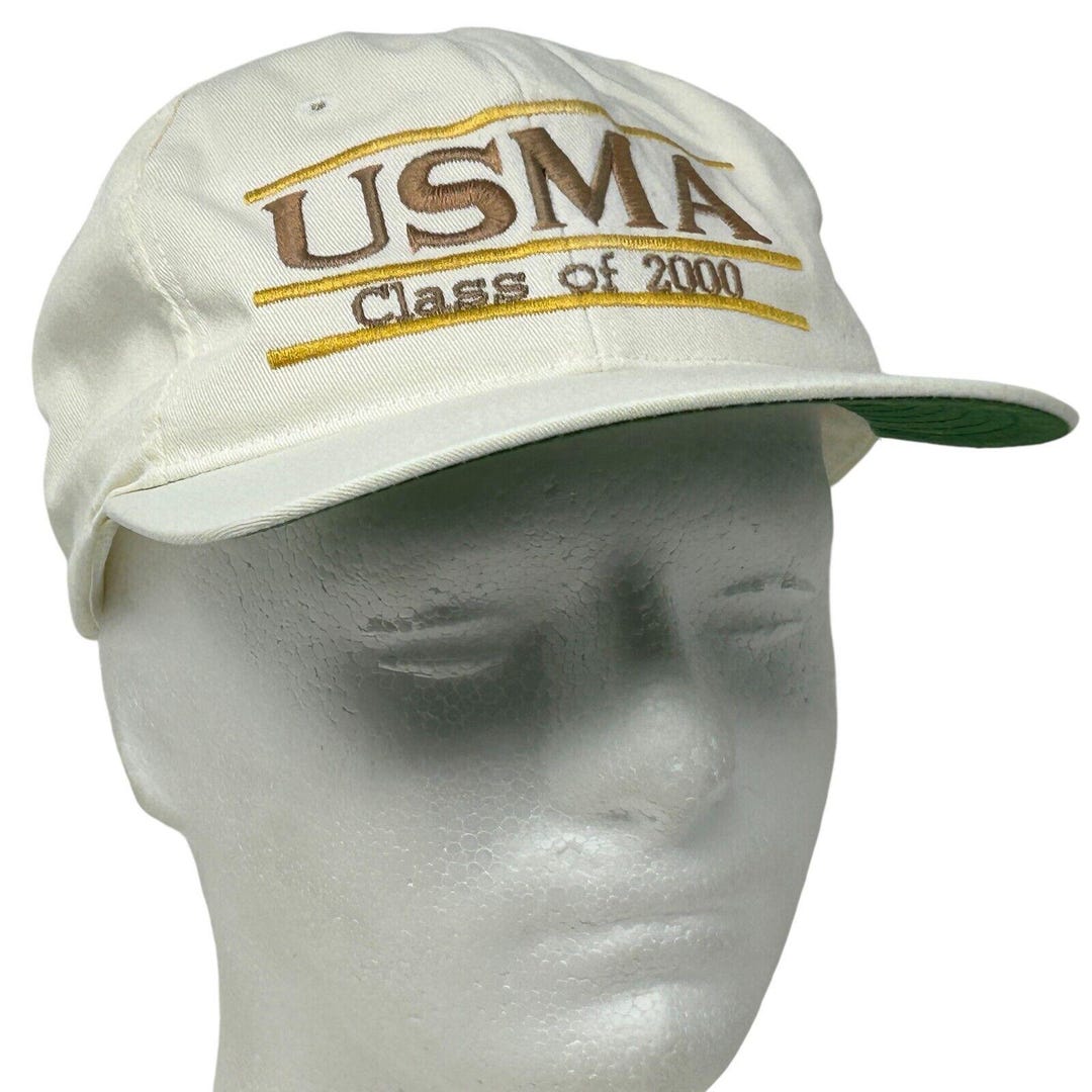 Vintage USMA Class of 2000 Baseball Hat Cap West Point 3 Bar Line the ...