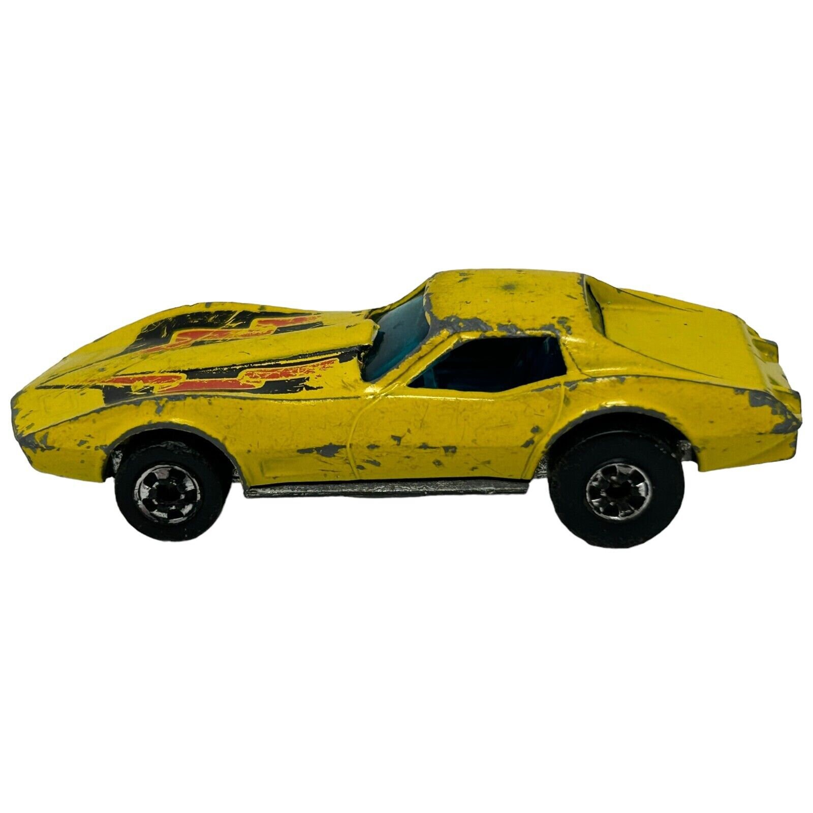 Hot Wheels Corvette Stingray Diecast Toy Car Vintage Yellow - Etsy