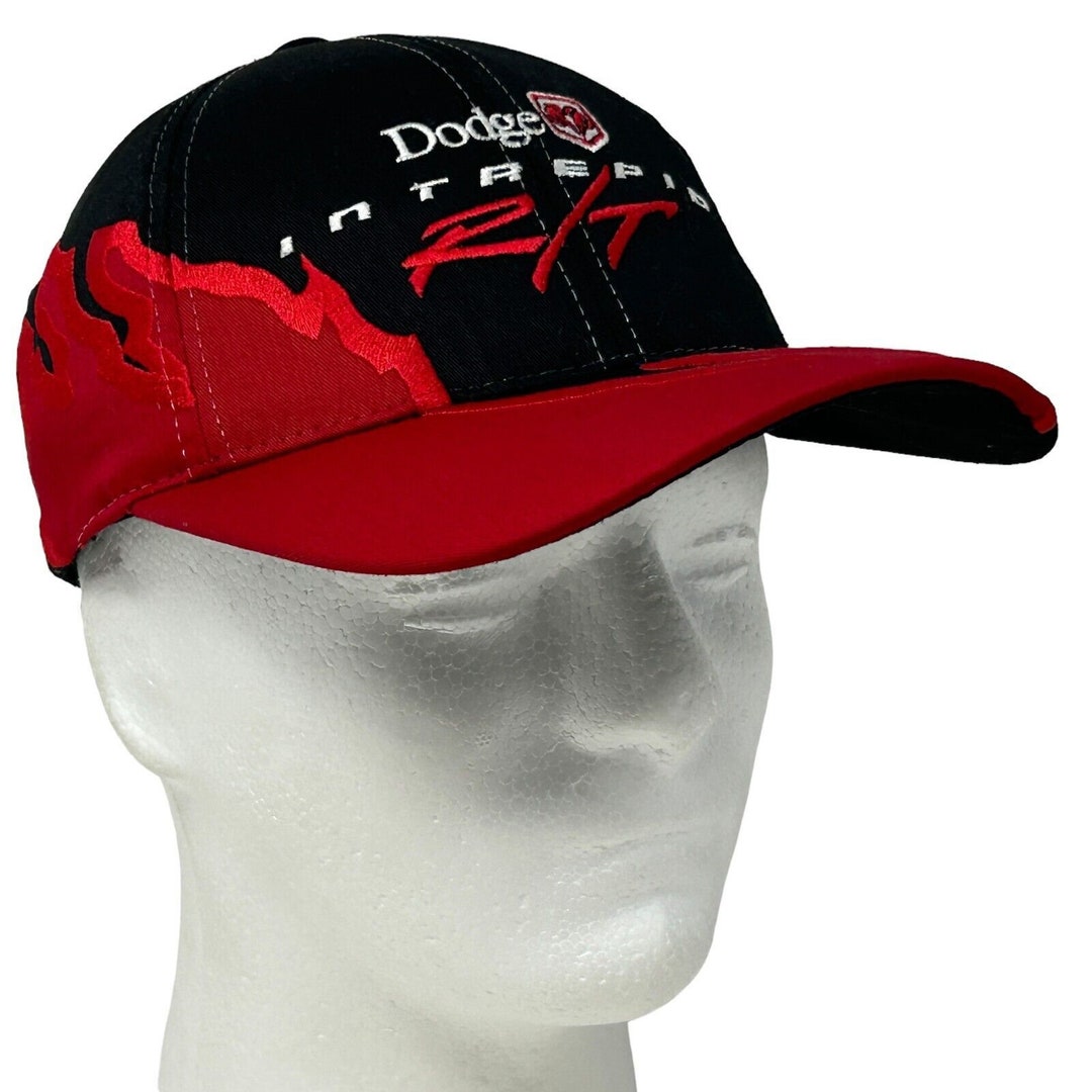 Vintage Y2ks Dodge Intrepid R/T NASCAR Hat Cap Black Motorsports Chase ...