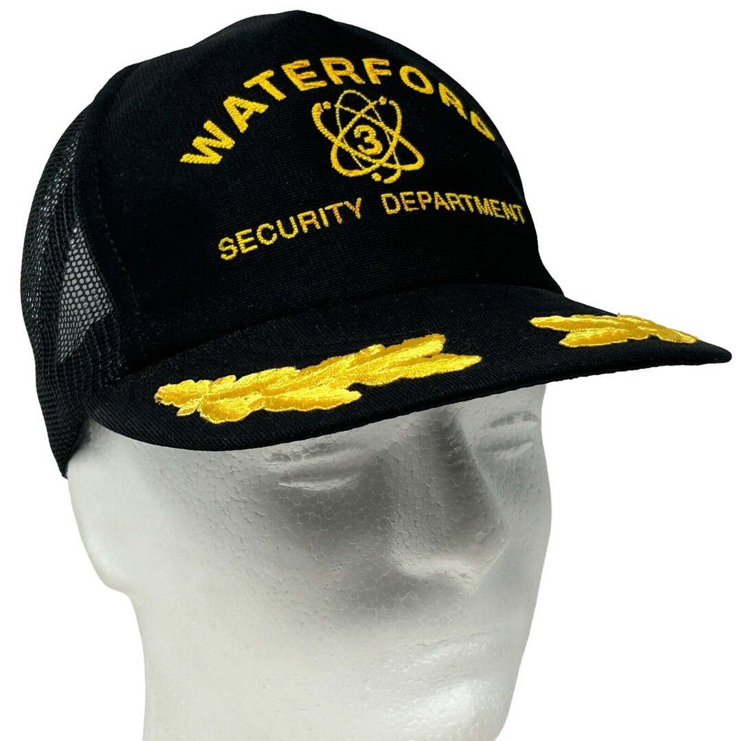 Waterford 3 Nuclear Power Plant Vintage 80s Trucker Hat Black Mesh ...