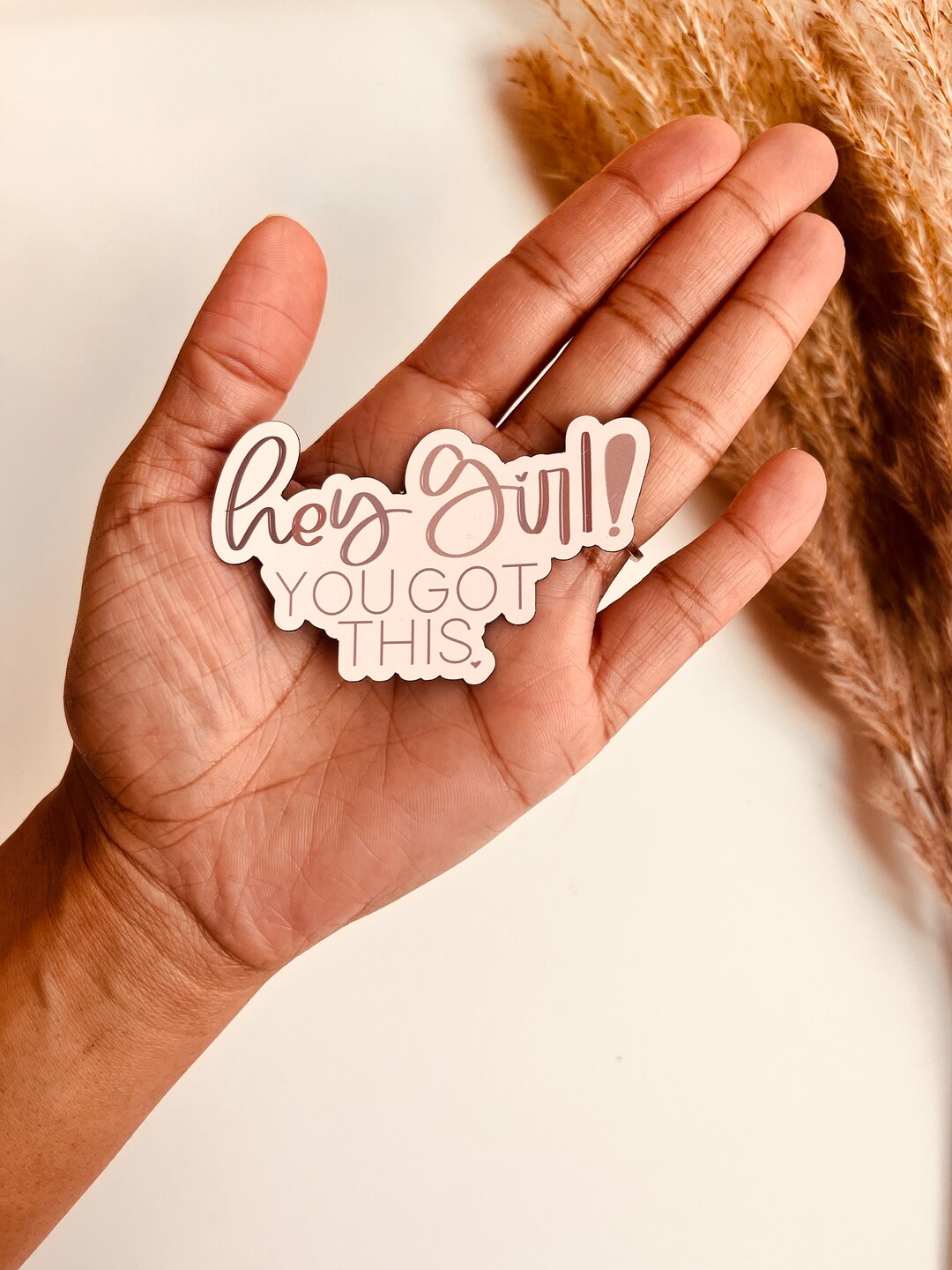 Hey Girl Magnet, Hey Girl You Got This, Encouragement Gift for Friend ...