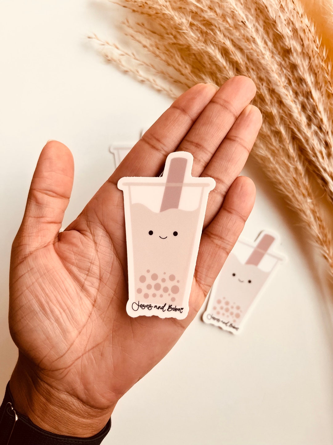 Bubble Tea Sticker, Boba Tea Vinyl Sticker, Foodie Sticker, Milk Tea ...