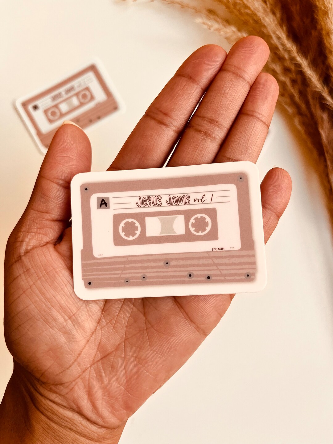 Jesus Jams, Christian Retro Sticker, Cassette Tape Sticker, Sticker ...