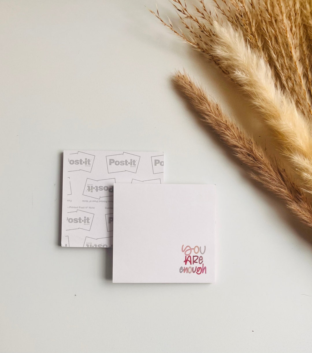 You Are Enough Post-its, 3x3 Christian Sticky Notepad, Small Christian ...