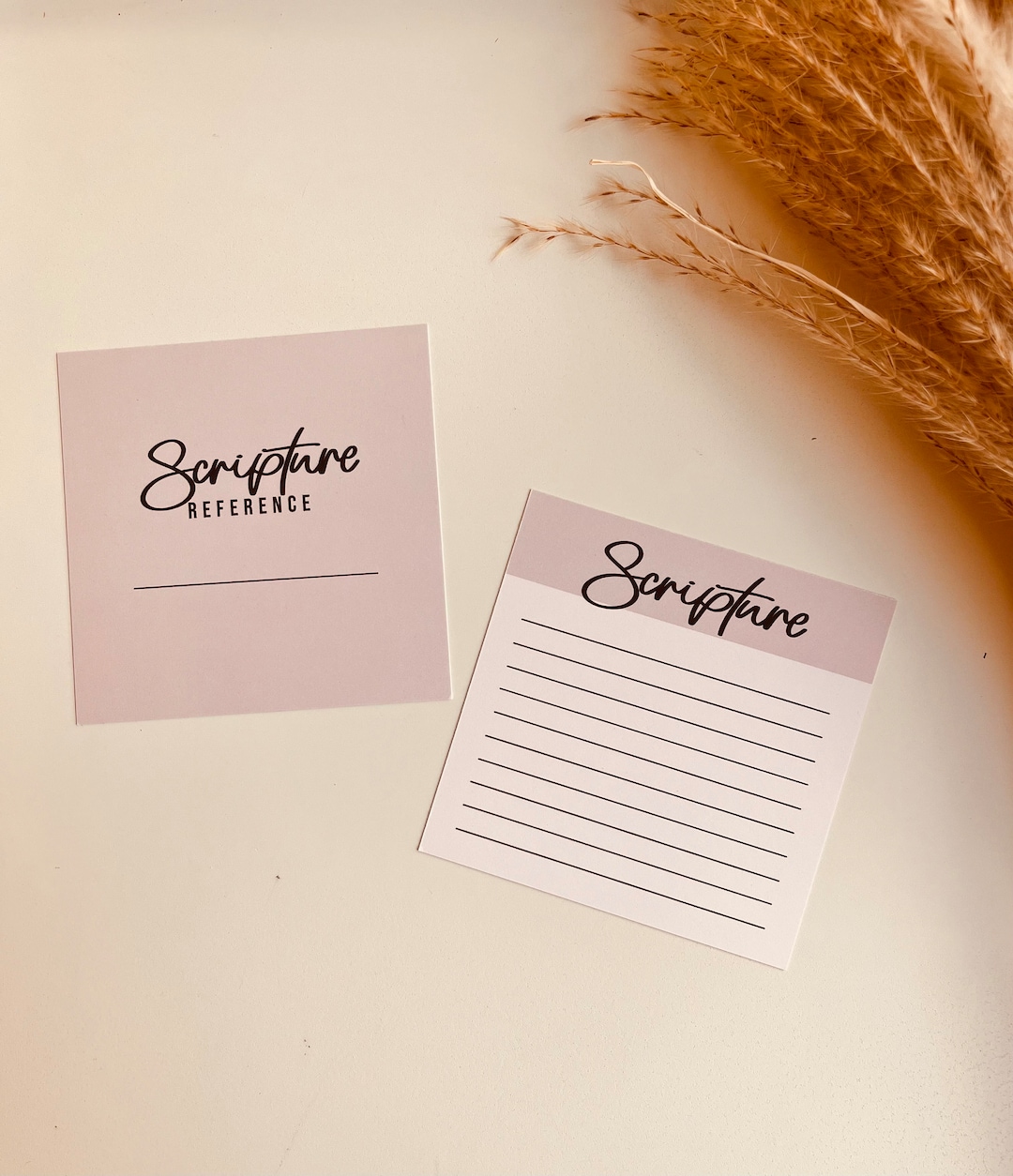 Blank Scripture Cards: 4x4 Bible Verse Cards for Prayer - Etsy