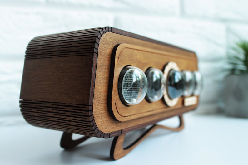 Nixie Tube Wall Clock Nixie Clock in 4 Decatron OG-4 Nixie | Etsy