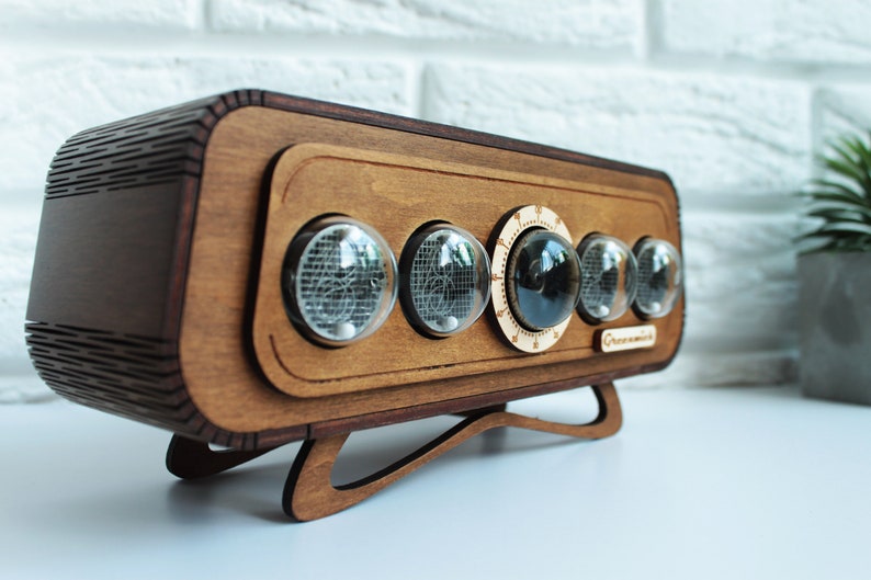 Nixie Tube Wall Clock Nixie Clock in 4 Decatron OG-4 Nixie | Etsy