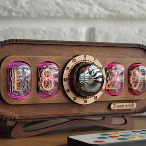 Nixie Clock IN-12 Og-4, Decatron Og-4, Nixie Uhr, Nixie Tube Clock ...