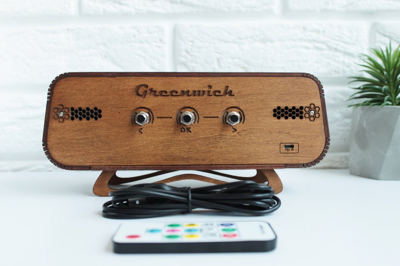 Nixie Tube Wall Clock Nixie Clock in 4 Decatron OG-4 Nixie | Etsy